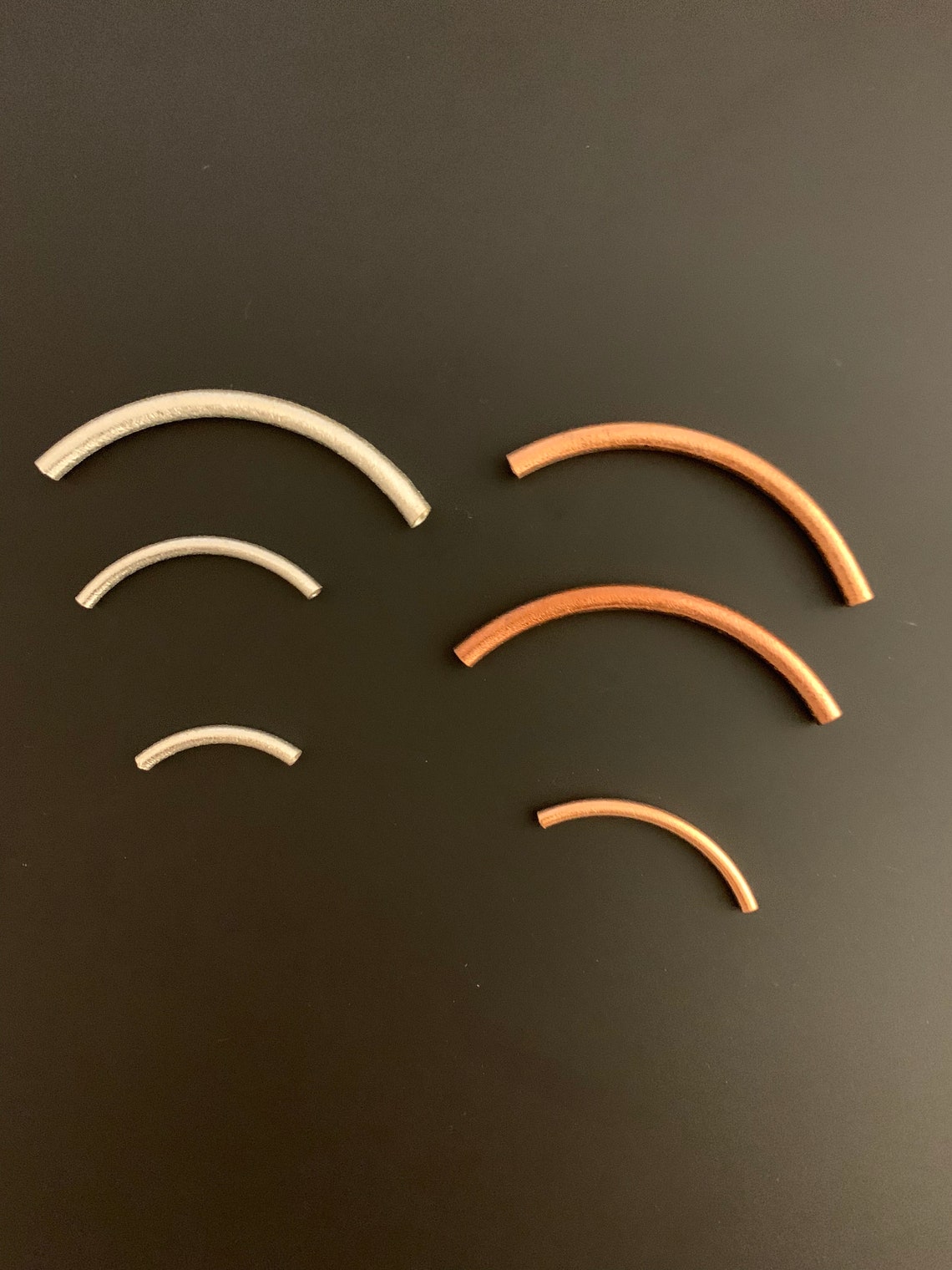 Curved Tubes in Four Colors Seamless Tubes E-coated - Etsy