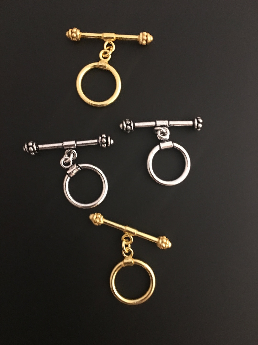 Un paquete de 5 o 6 piezas de Toggles decorados E-Coated - Etsy España