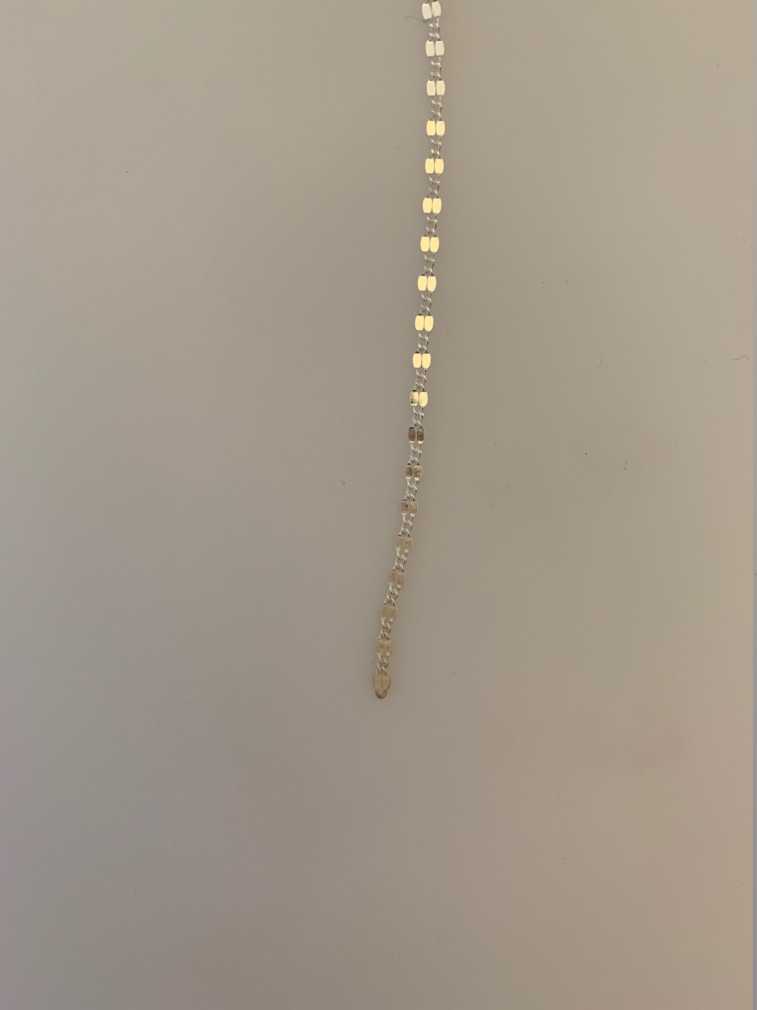 3 Feet of 925 Sterling Silver Chain Figaro 1 short links 1 | Etsy