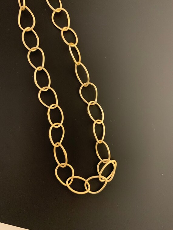 3 Feet of Chain Egg Shape and Marquise Shape Chain Gold - Etsy