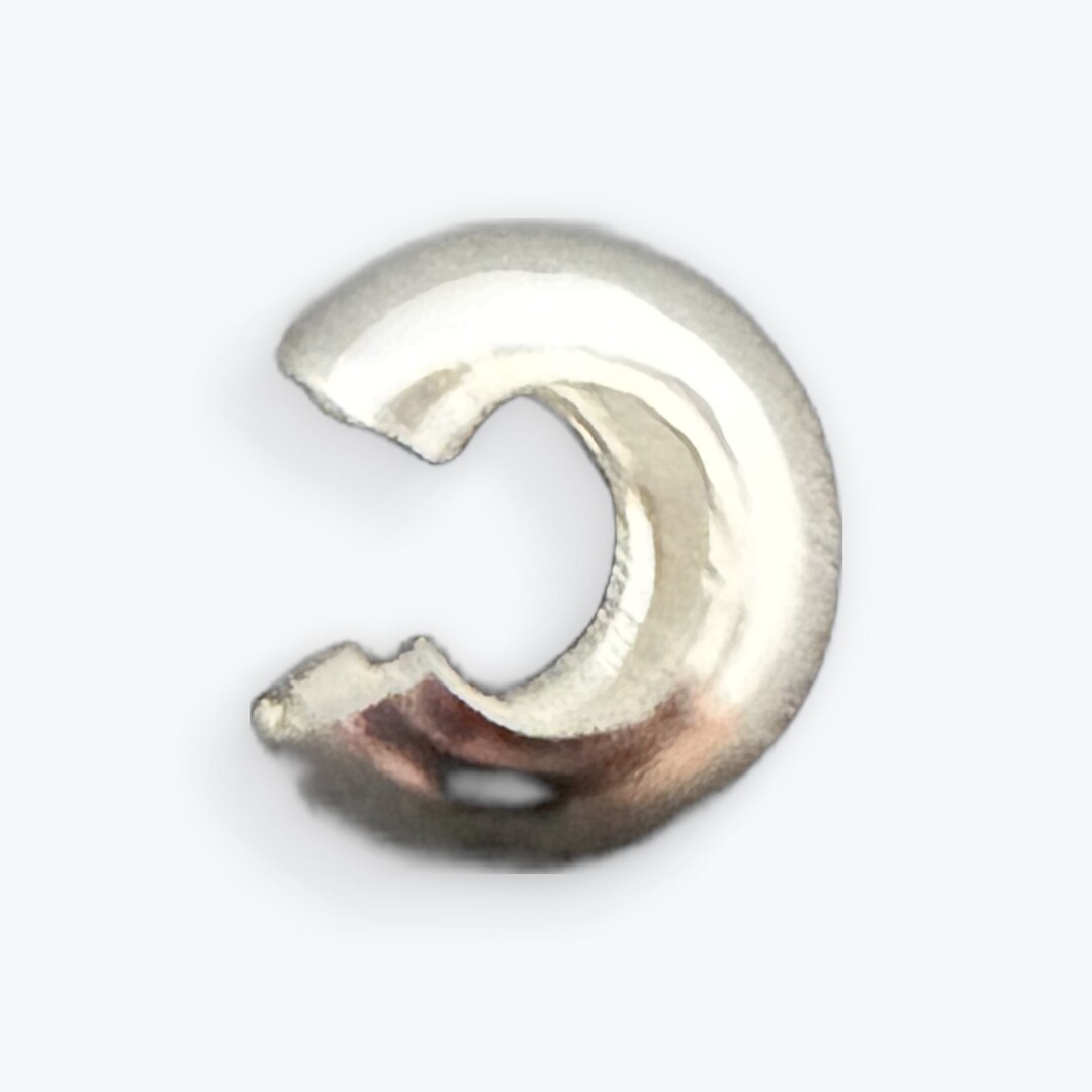 925 Sterling Silver Crimp Covers Crimps Beading Crimp Covers Available ...