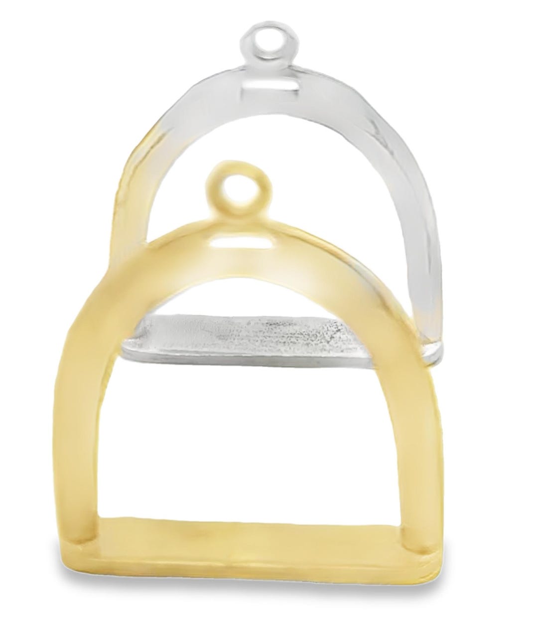 Stirrup Pendants: Gold & Silver Horse Charms, Jewelry Making (5 Pcs) - Etsy