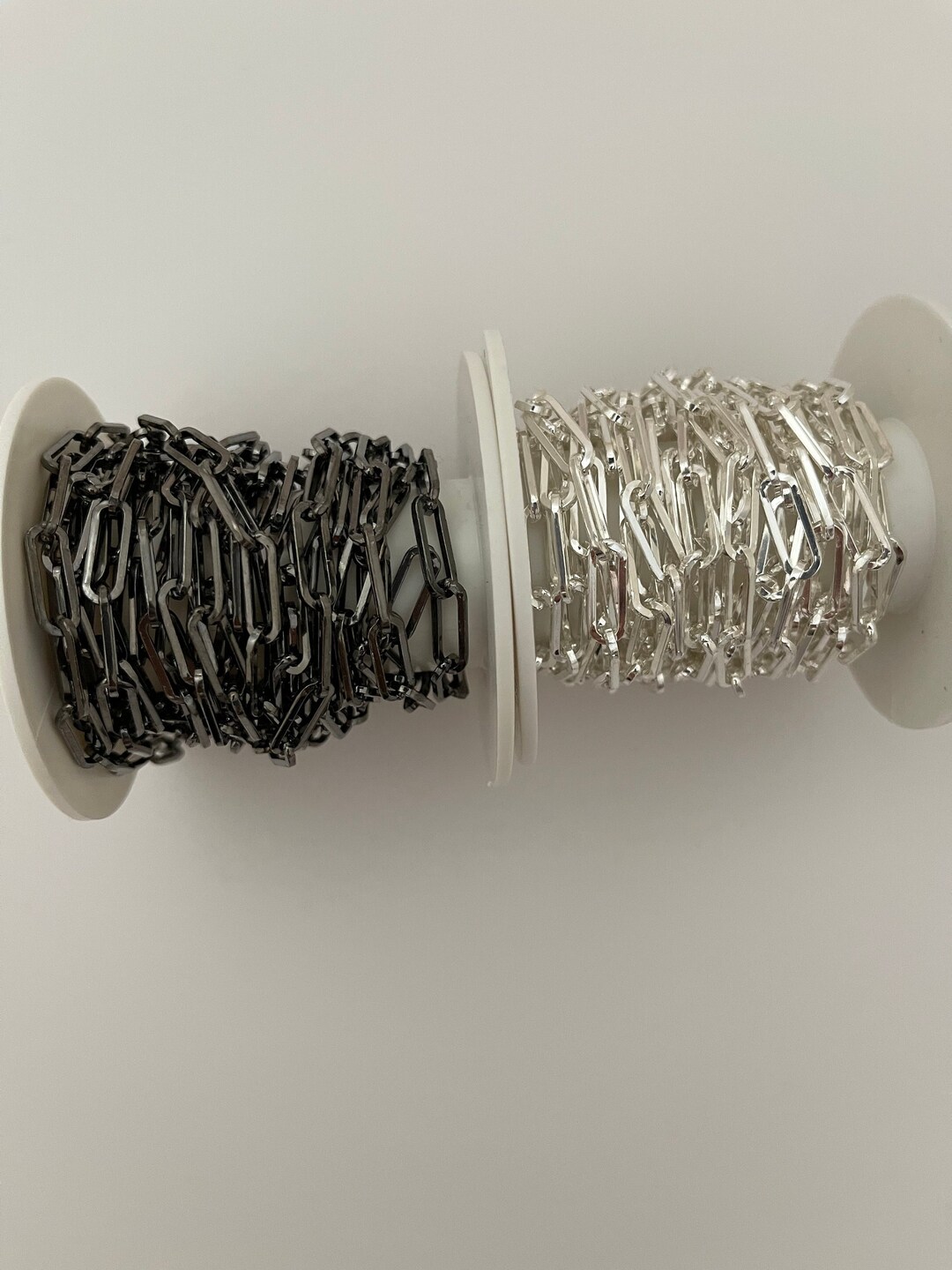 3 Feet of 925 Sterling Silver Chain, Rectangular Chain Square Wire ...