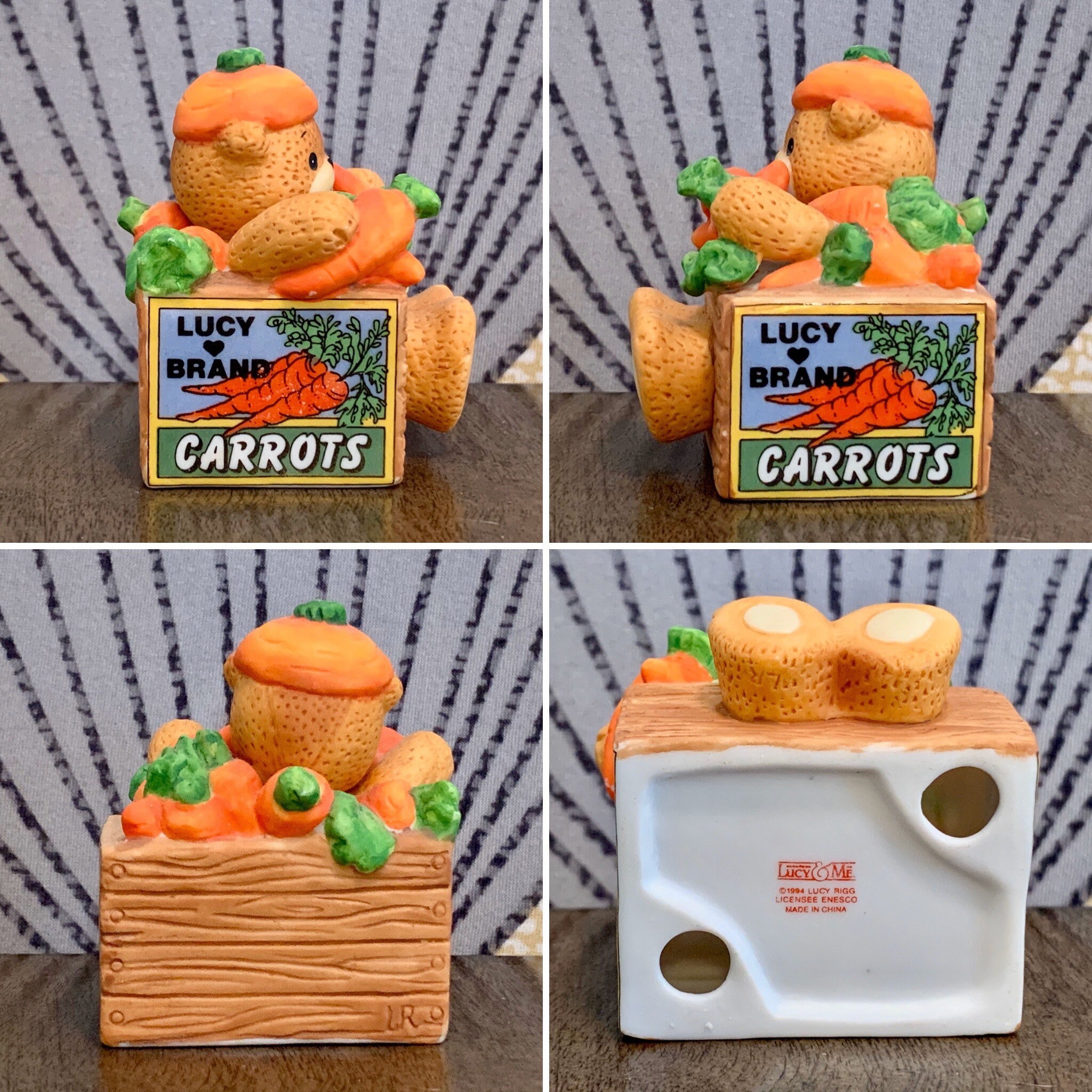 Lucy & Me Bears Dressed as Vegetable Crates Lettuce, Tomatoes, Carrots ...