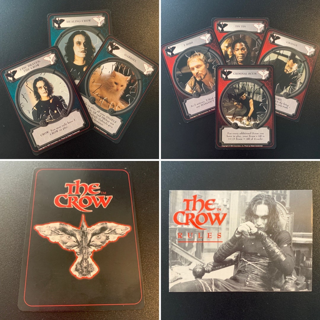 The Crow Collectible Card Game Angel and Devil Cards 1994 - Etsy