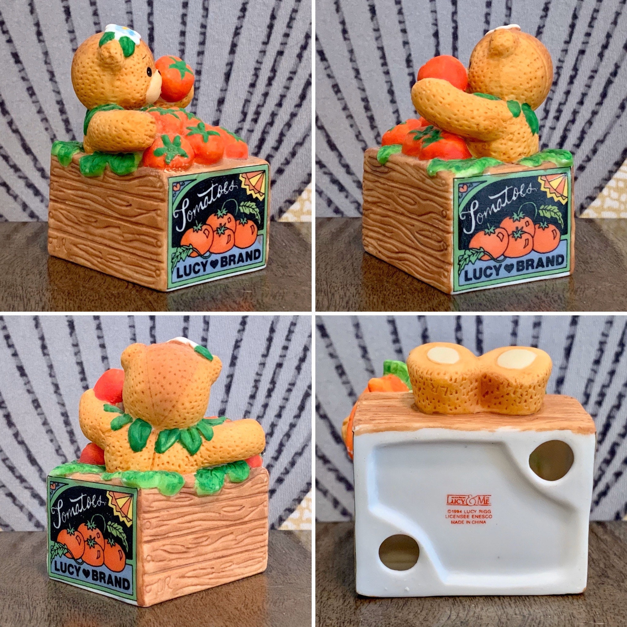 Lucy & Me Bears Dressed as Vegetable Crates Lettuce, Tomatoes, Carrots ...