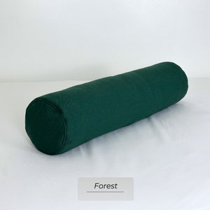 Round Bolster Pillow: Pillow With Removable Cover for Daybeds, Couches ...
