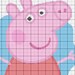 Peppa Pig Crochet Graph and Written Pattern SC Graphghan - Etsy