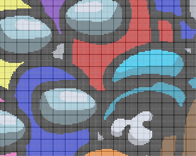 Peppa Pig Crochet Graph and Written Pattern SC Graphghan - Etsy