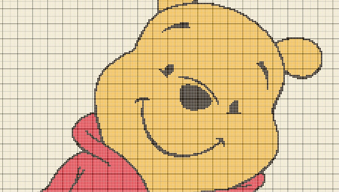 Bundle - Pooh and Tigger Graph and Written Pattern SC - Etsy