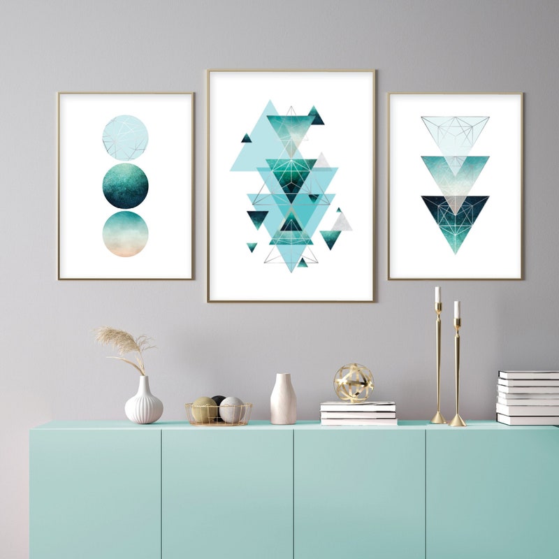 Teal Prints - Etsy