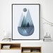 Downloadable Scandinavian Modern Mountain Reflection Print Minimalist ...