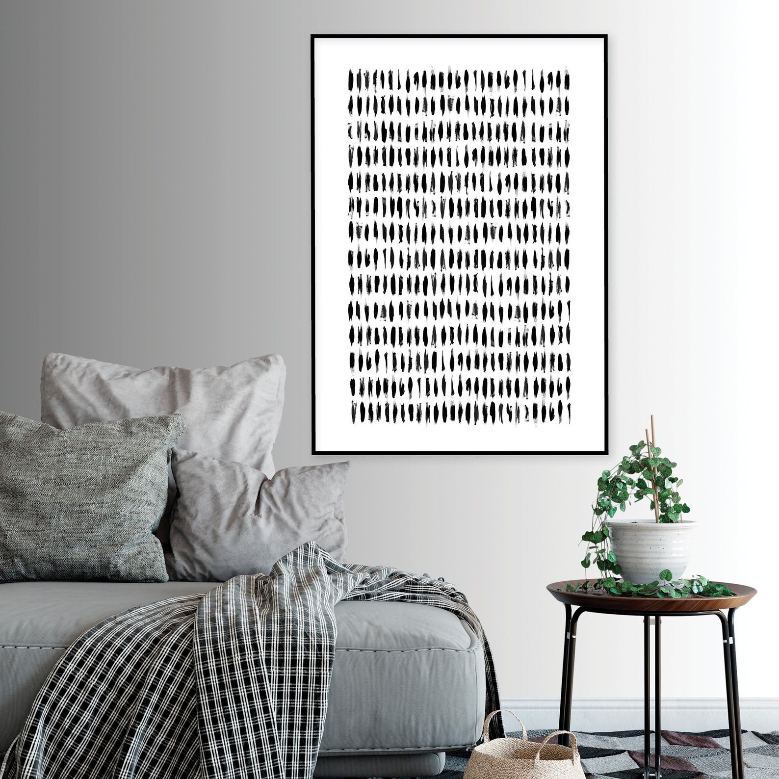 Scandi Large Wall Art Digital Download of Scandinavian Modern | Etsy