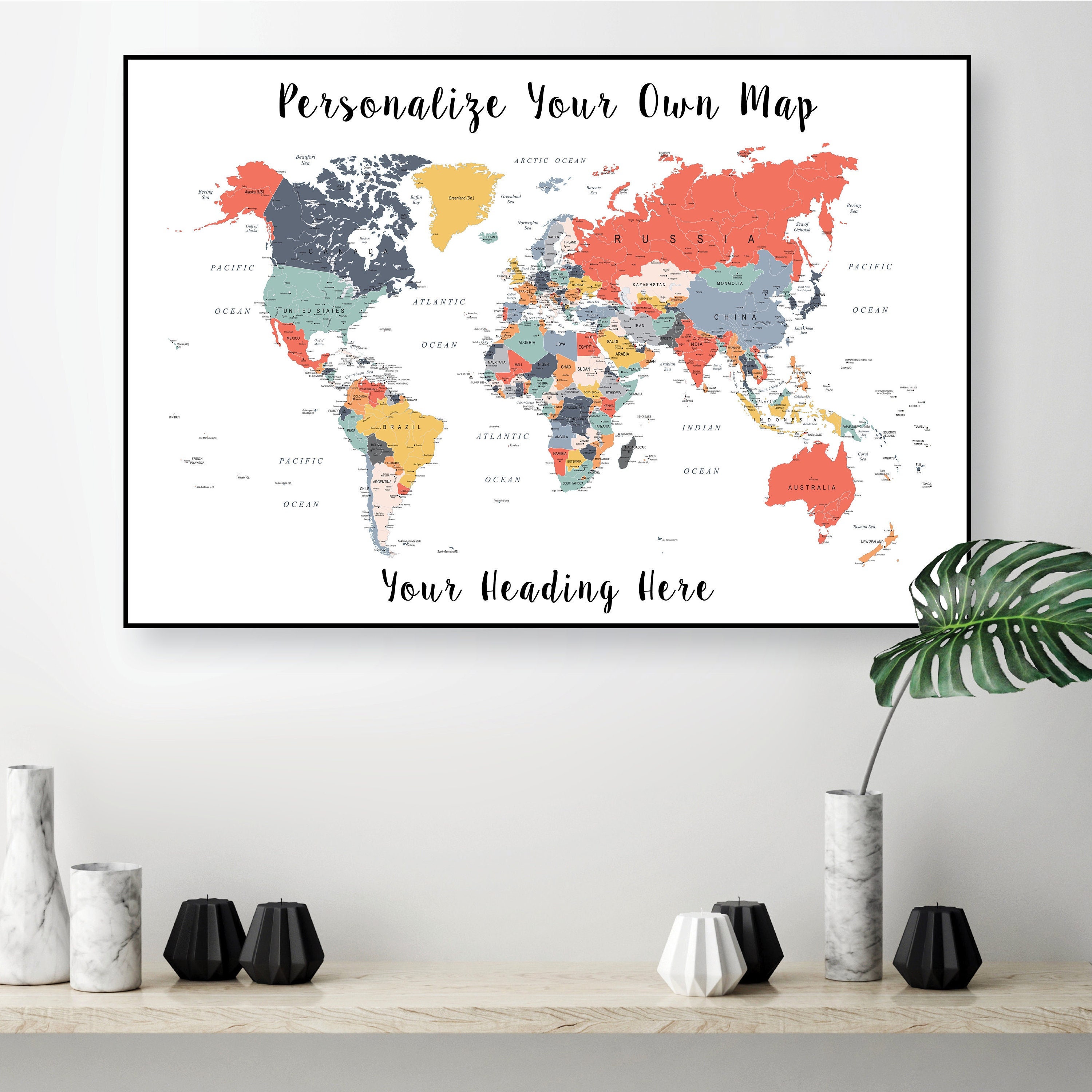 Printable World Map Poster