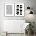 Printable Set of 2 Minimalist Posters Black and White - Etsy