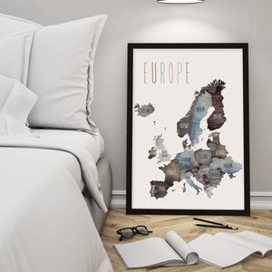 Europe Map Printable, European Map Download, Large Map of Europe ...