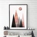 Mountain Print Scandi Mountains Minimalist Poster - Etsy