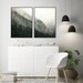 Set of 2 Downloadable Scandinavian Mountain Mist Printable Art - Etsy