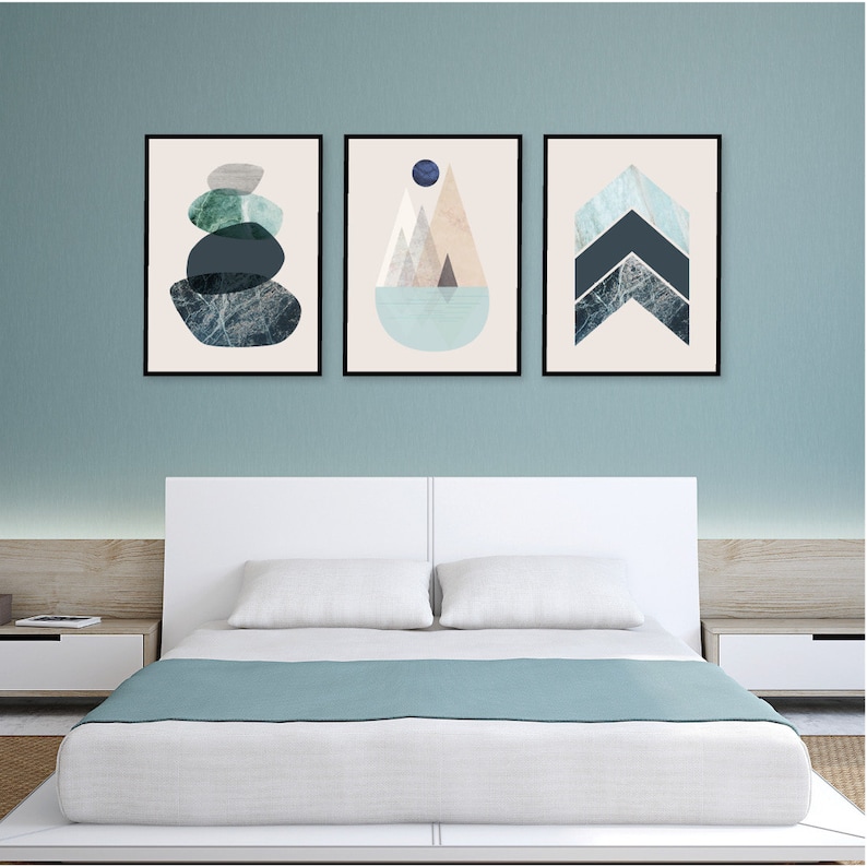 Downloadable prints minimalist poster set of 3 prints | Etsy