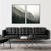 Set of 2 Downloadable Scandinavian Mountain Mist Printable Art - Etsy