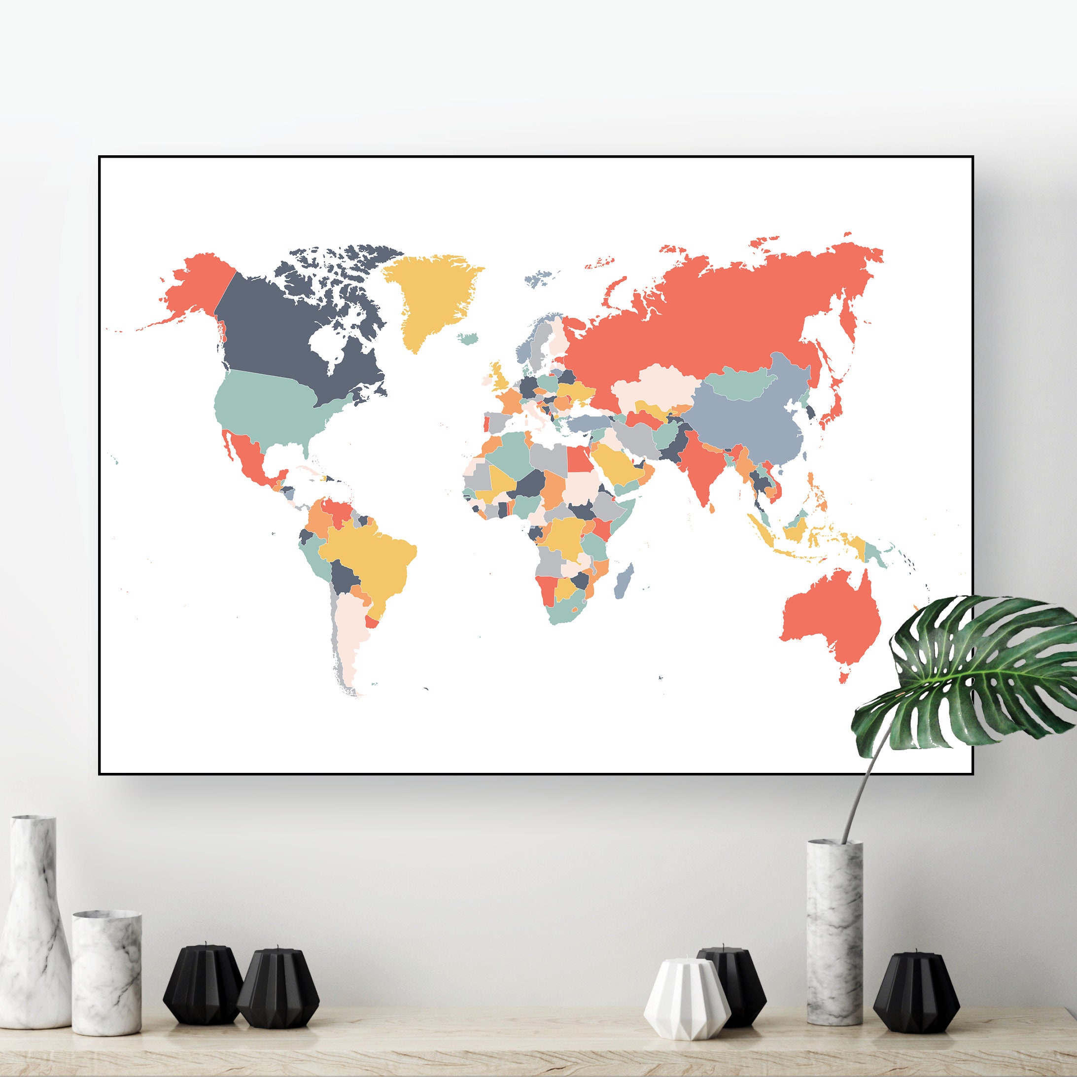 Download World Map Giant Wall