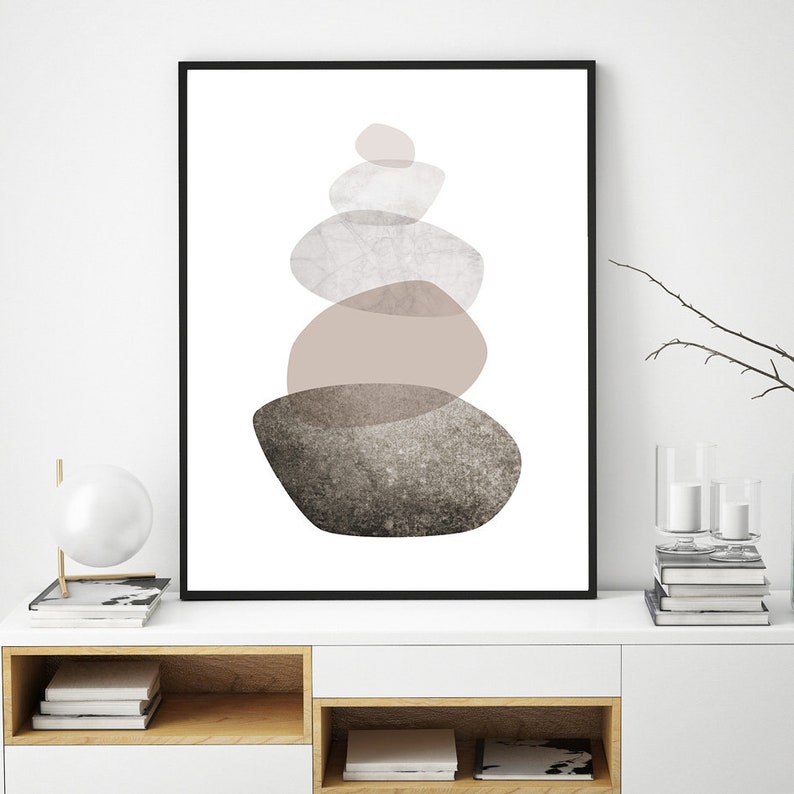 Printable Balancing Stones Wall Art Downloadable Balance - Etsy