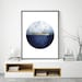 Modern Mid Century Printable Art in Navy Blue and Gold - Etsy
