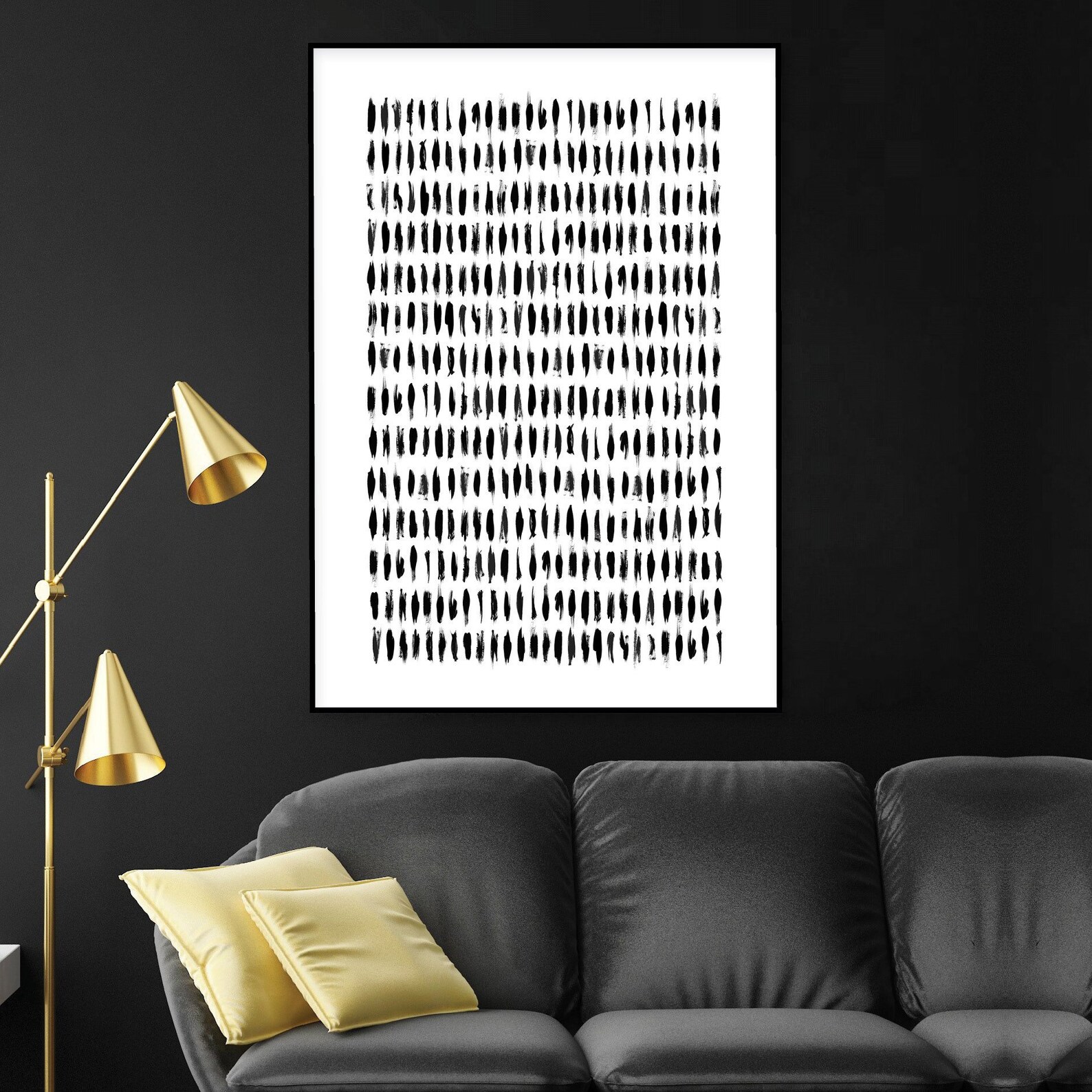 Scandi Large Wall Art Digital Download of Scandinavian Modern | Etsy