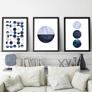 Mid Century Modern Set of 3 Downloadable Prints Printable 3 Print Set ...
