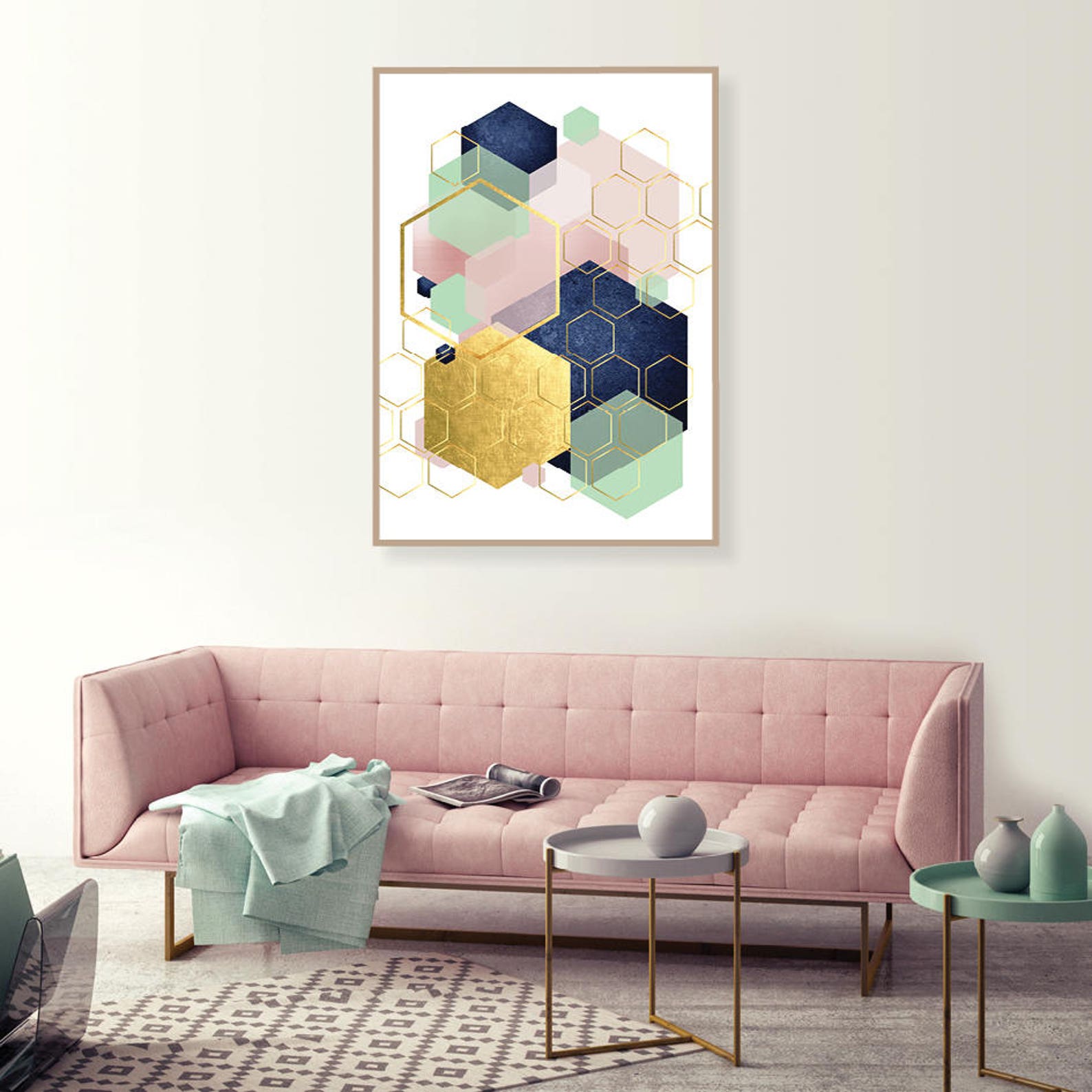 Printable Art, Trending Art, Downloadable Print, Geometric, Abstract ...