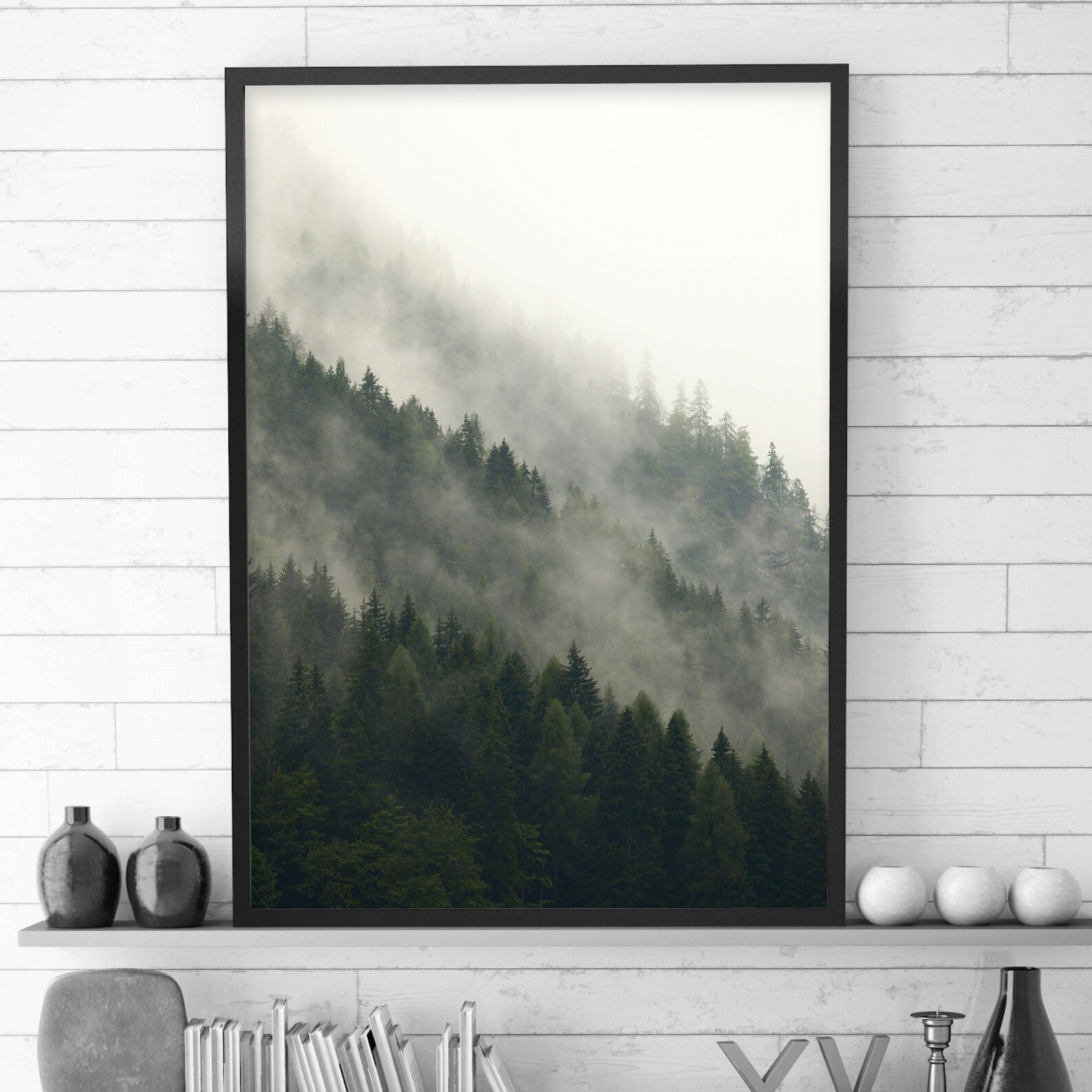 Downloadable Forest Print Printable Art Forest Mountain - Etsy