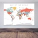 World Map Digital Download, Printable World Map XXL, Highly Detailed ...