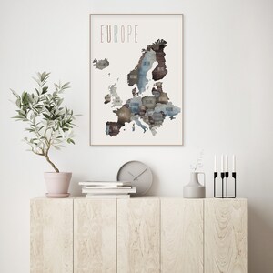 Europe Map Printable, European Map Download, Large Map of Europe ...