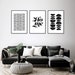 Black and White Minimalist Poster Black and White Art Set - Etsy
