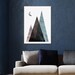 Scandinavian Minimalist Mountain Art Printable Poster Digital - Etsy