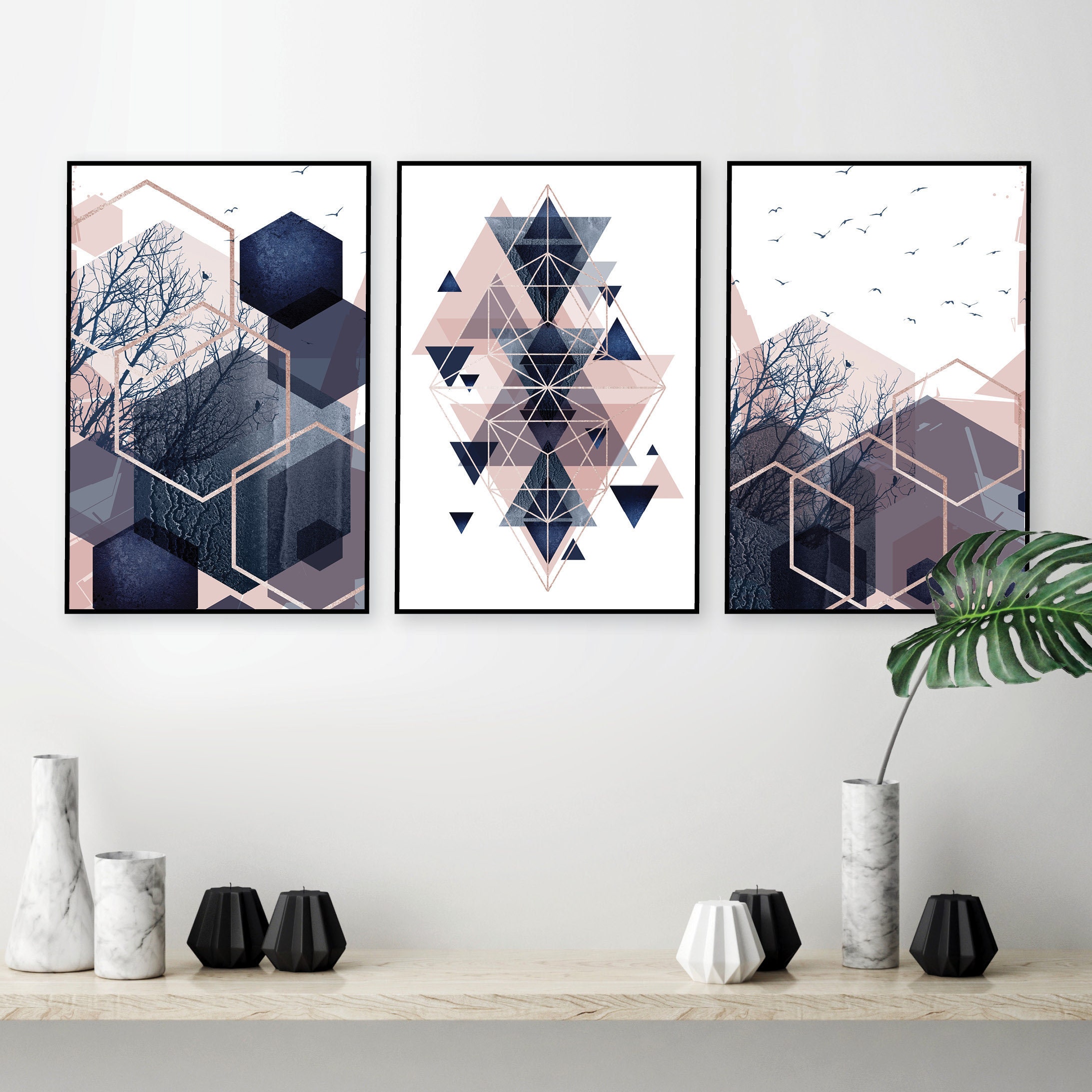Art & Collectibles Prints Geometric Downloadable Prints Neutral Art Geo ...