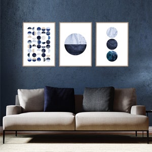 Mid Century Modern Set of 3 Downloadable Prints Printable 3 Print Set ...