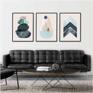 Downloadable Prints, Minimalist Poster, Set of 3 Prints, Scandinavian ...