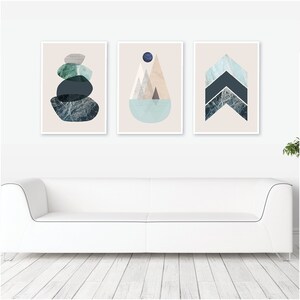 Downloadable Prints, Minimalist Poster, Set of 3 Prints, Scandinavian ...