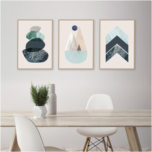 Downloadable Prints, Minimalist Poster, Set of 3 Prints, Scandinavian ...