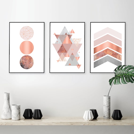 Printable Art Downloadable Prints Set of 3 Prints Wall | Etsy