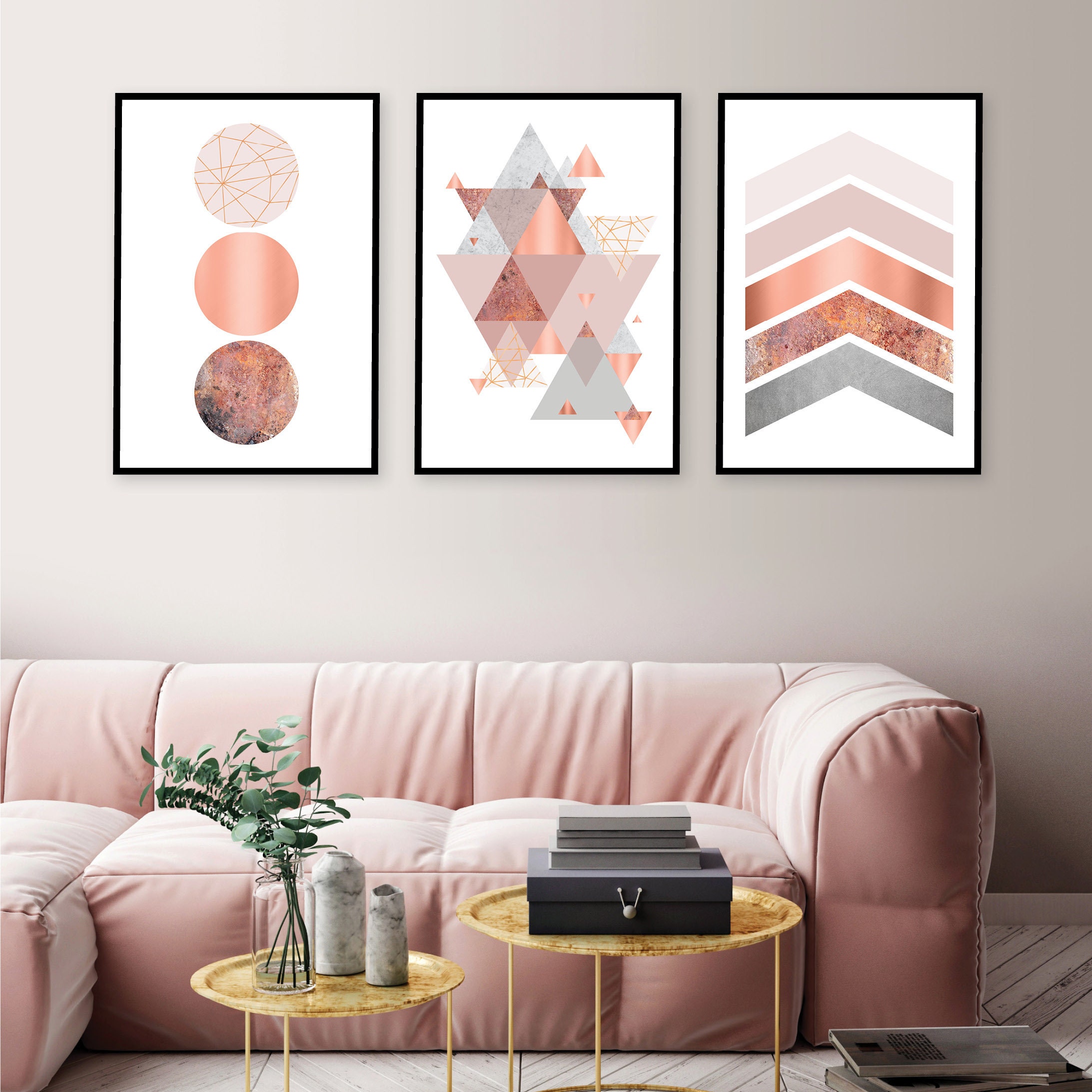 Printable Art Downloadable Prints Set of 3 Prints Wall - Etsy