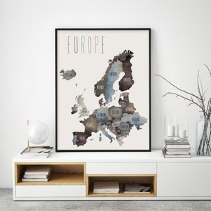 Europe Map Printable, European Map Download, Large Map of Europe ...