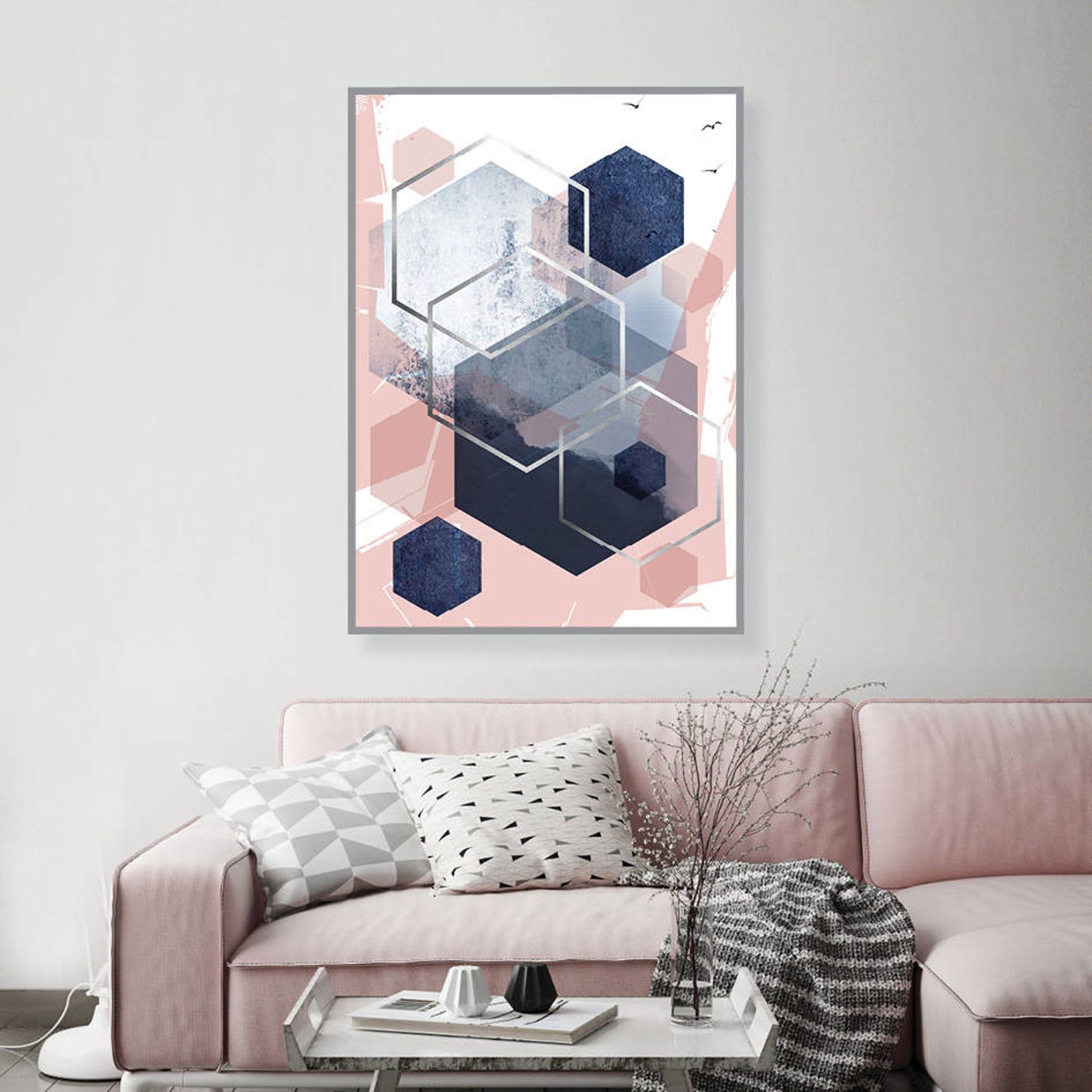 Digital Download Abstract Art Geometric Downloadable Print - Etsy