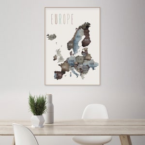 Europe Map Printable, European Map Download, Large Map of Europe ...