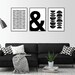 Scandi Minimalist Set of 3 Printable Posters Black and White - Etsy
