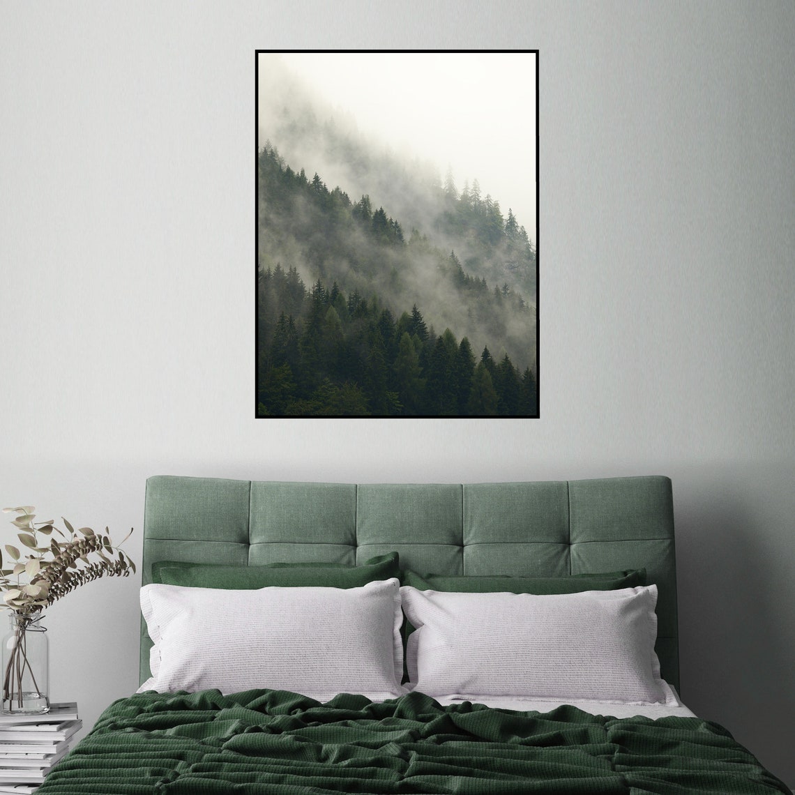 Downloadable Forest Print Printable Art Forest Mountain - Etsy