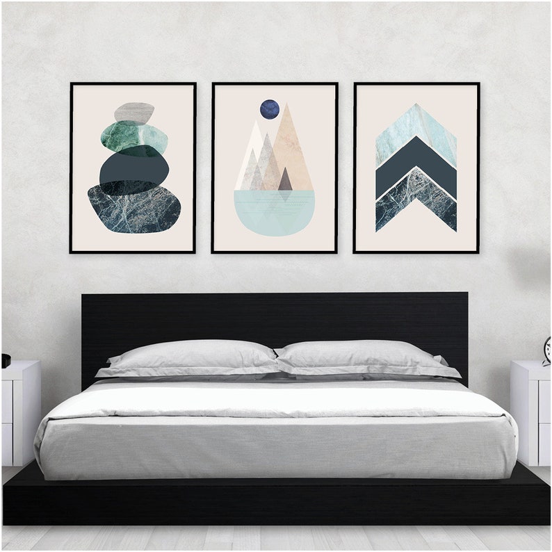 Downloadable prints minimalist poster set of 3 prints | Etsy