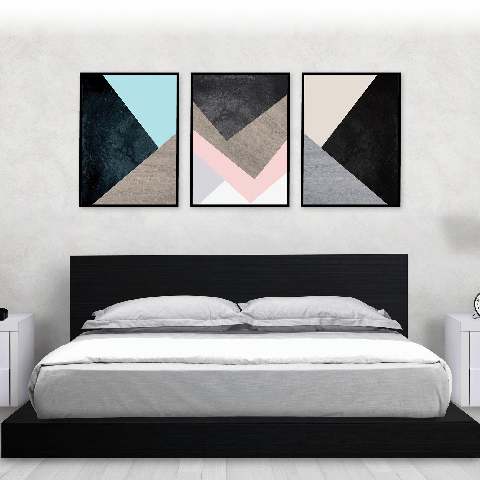 Set of 3 Prints Scandinavian Print Minimalist Poster | Etsy