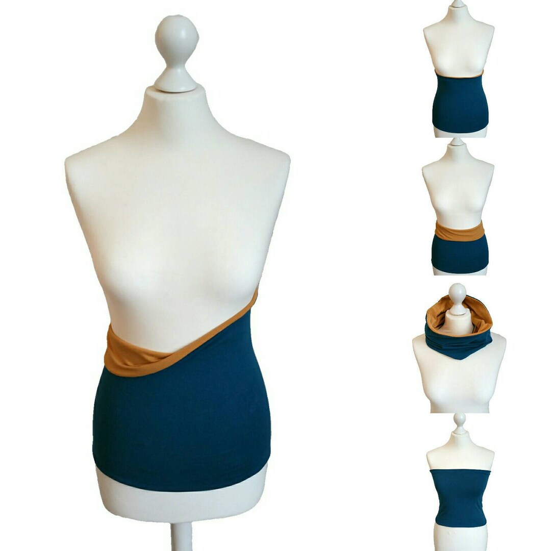Back Warmer Haramaki Waist Warmer Double Sided Petrol Yellow - Etsy